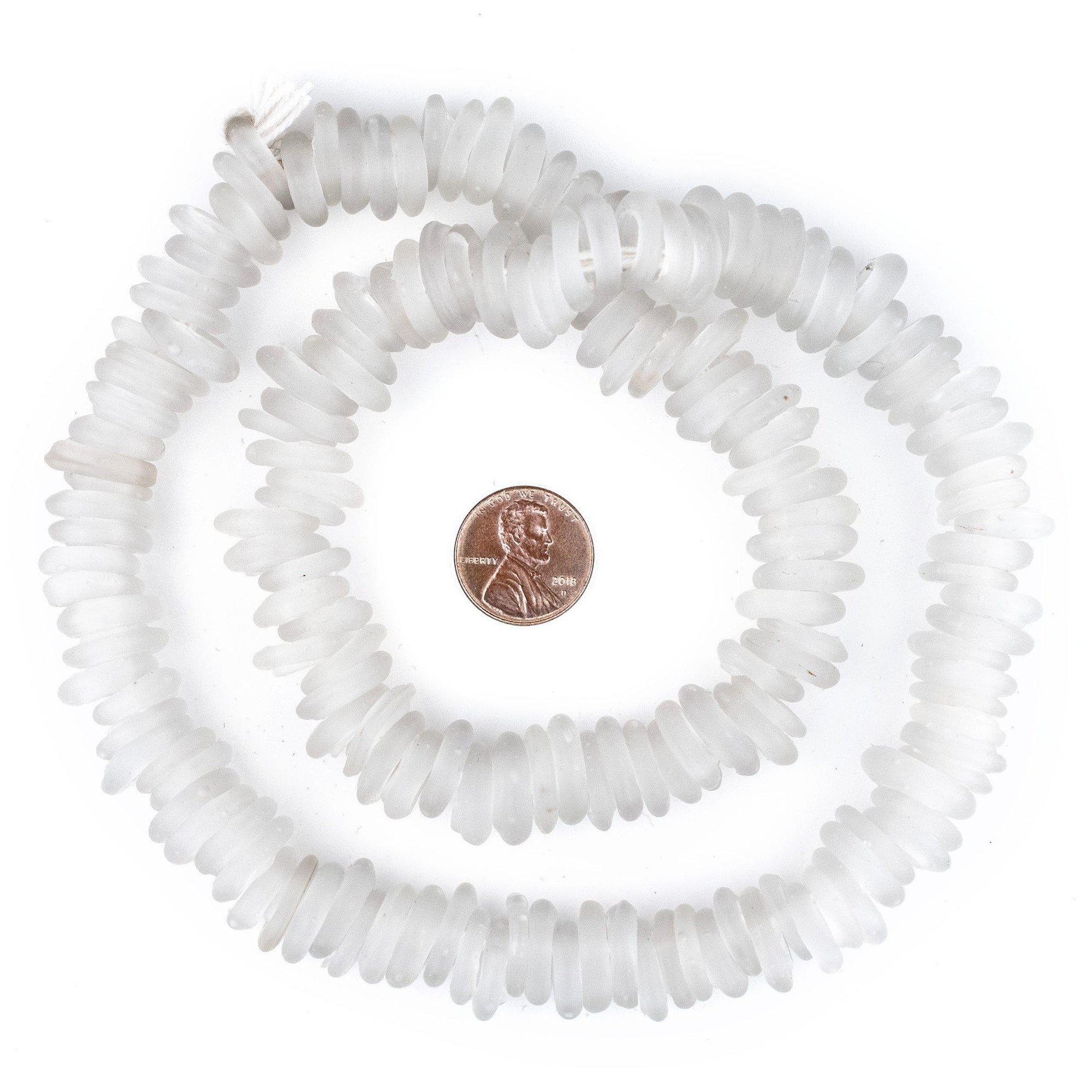 Clear Annular Wound Dogon Beads (14mm) — The Bead Chest