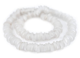 Clear Annular Wound Dogon Beads (14mm) — The Bead Chest