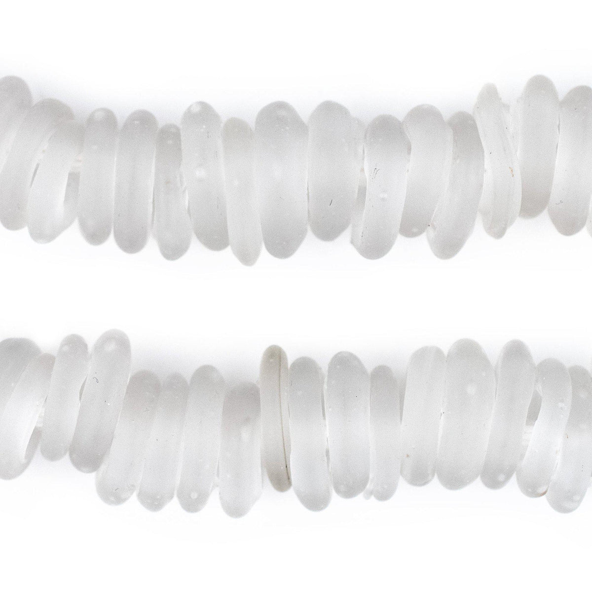 Clear Annular Wound Dogon Beads (14mm) — The Bead Chest