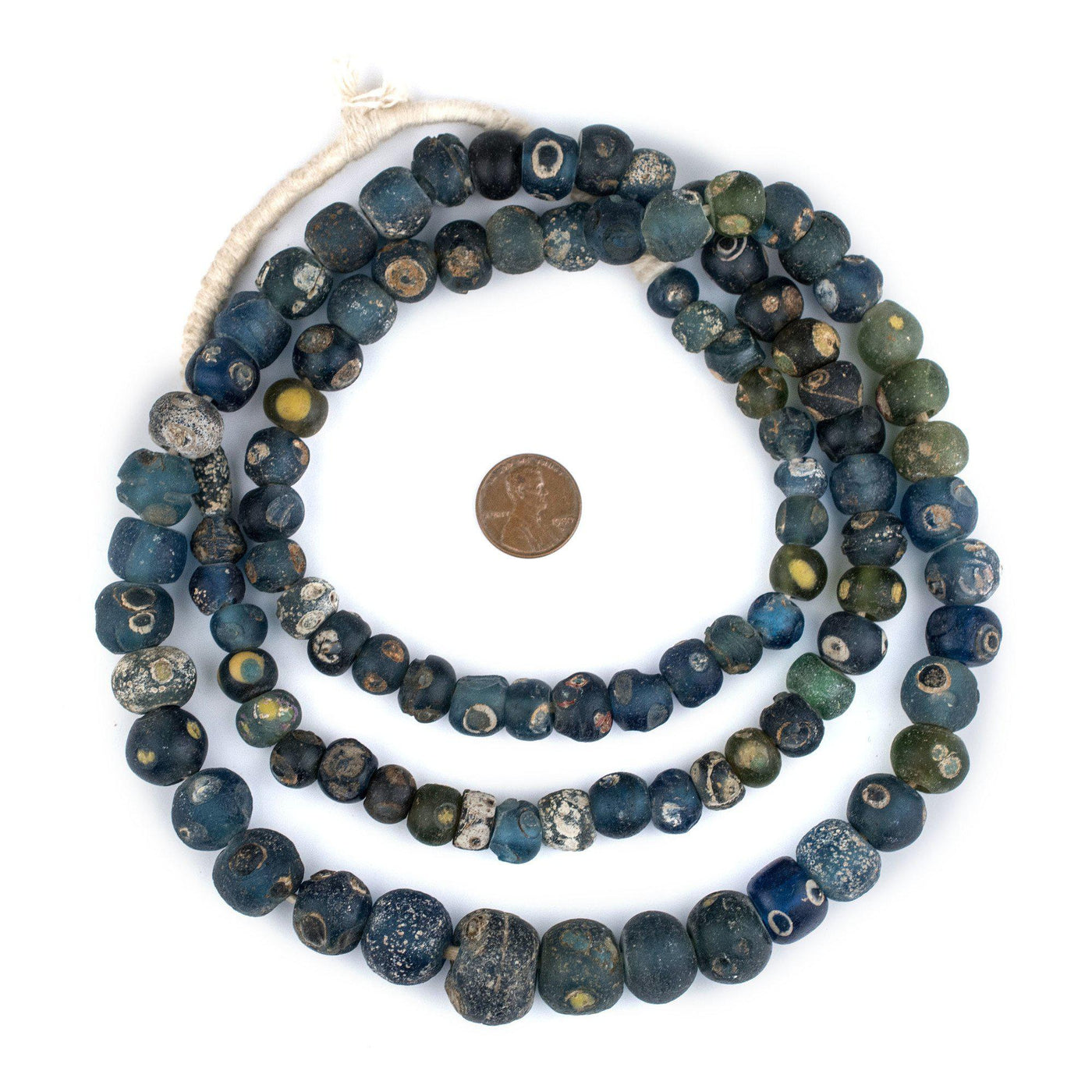 Authentic Ancient Roman Eye Beads (Long Strand) — The Bead Chest