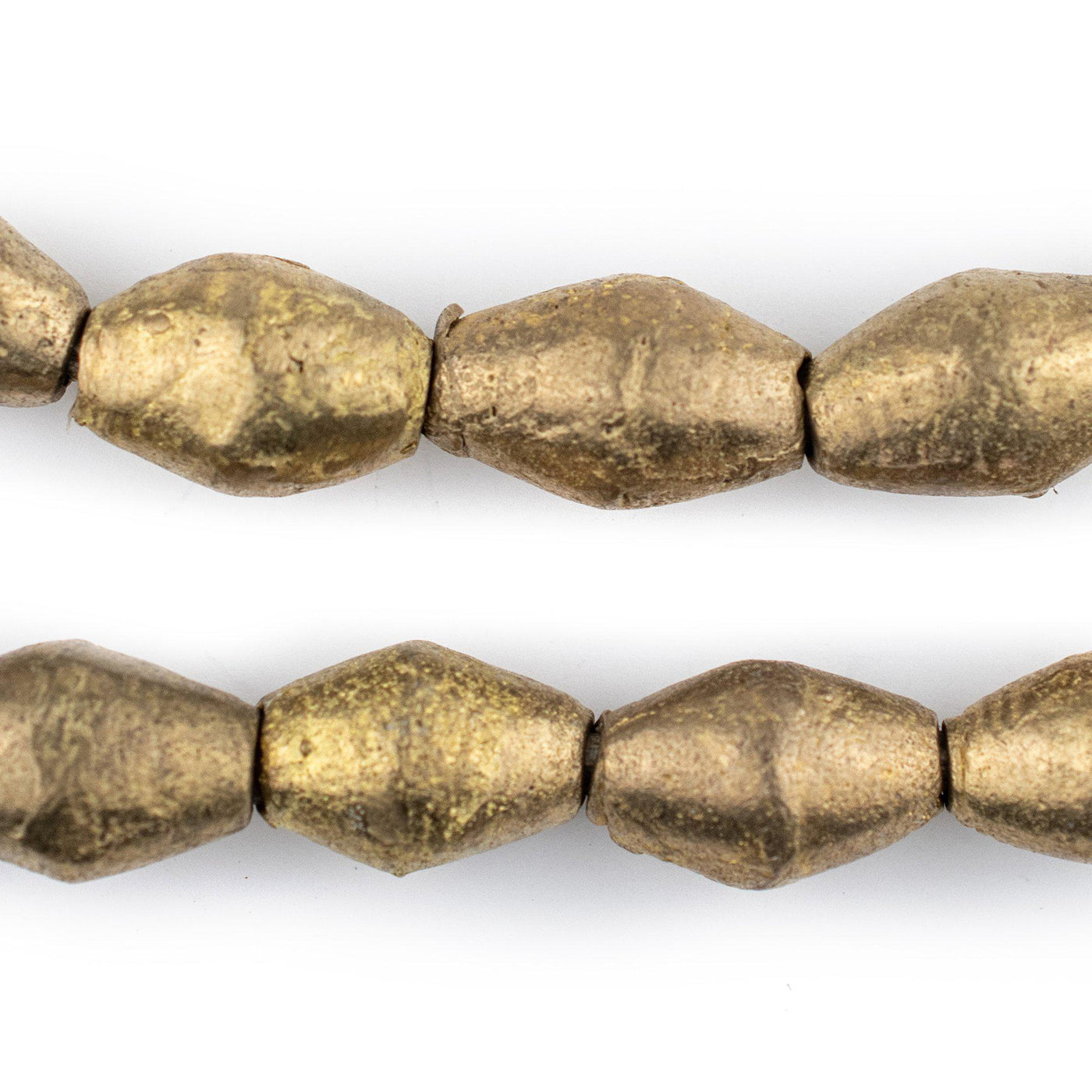 Cameroon Brass Bicone Beads (19x12mm) — The Bead Chest