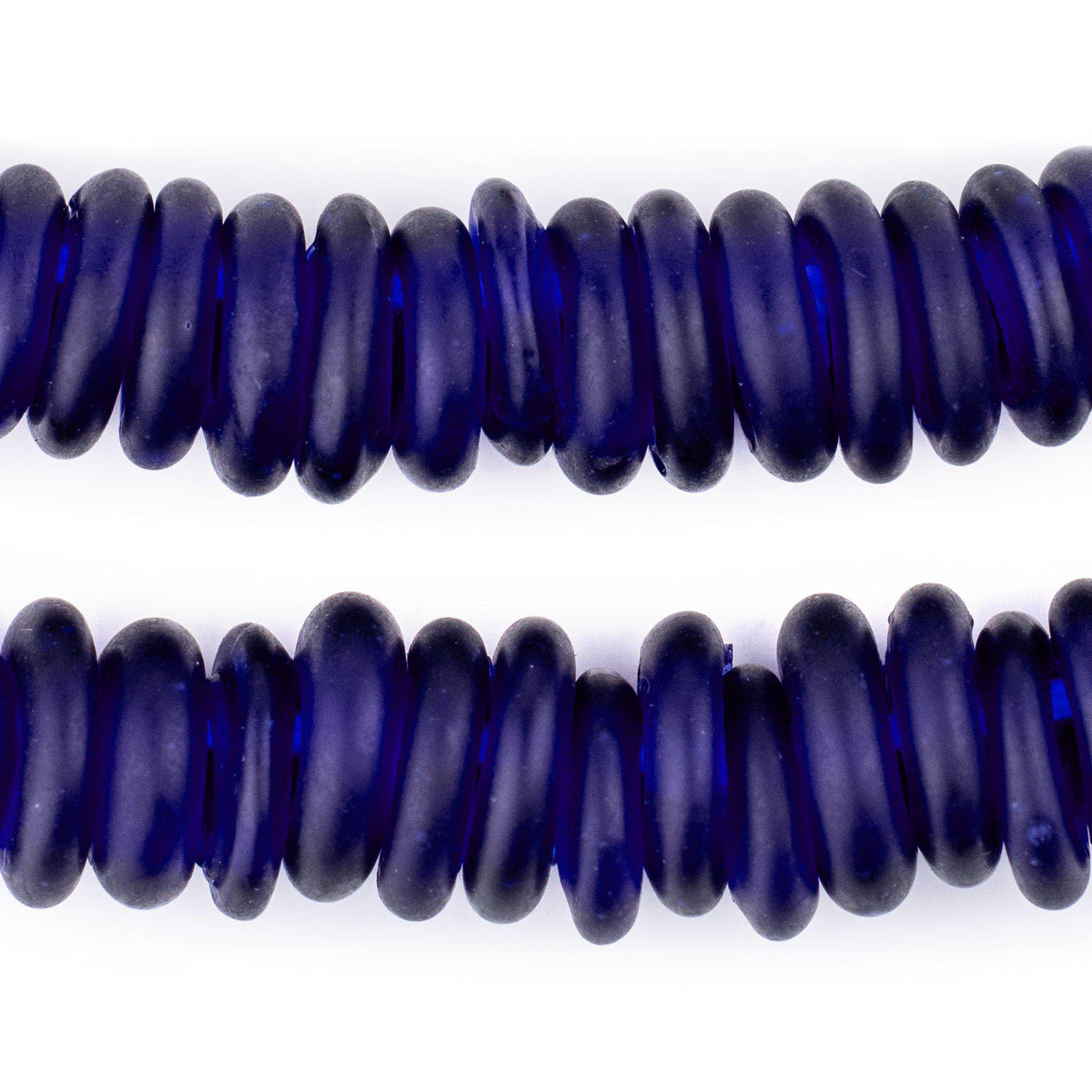 Cobalt Blue Annular Wound Dogon Beads (14mm) — The Bead Chest