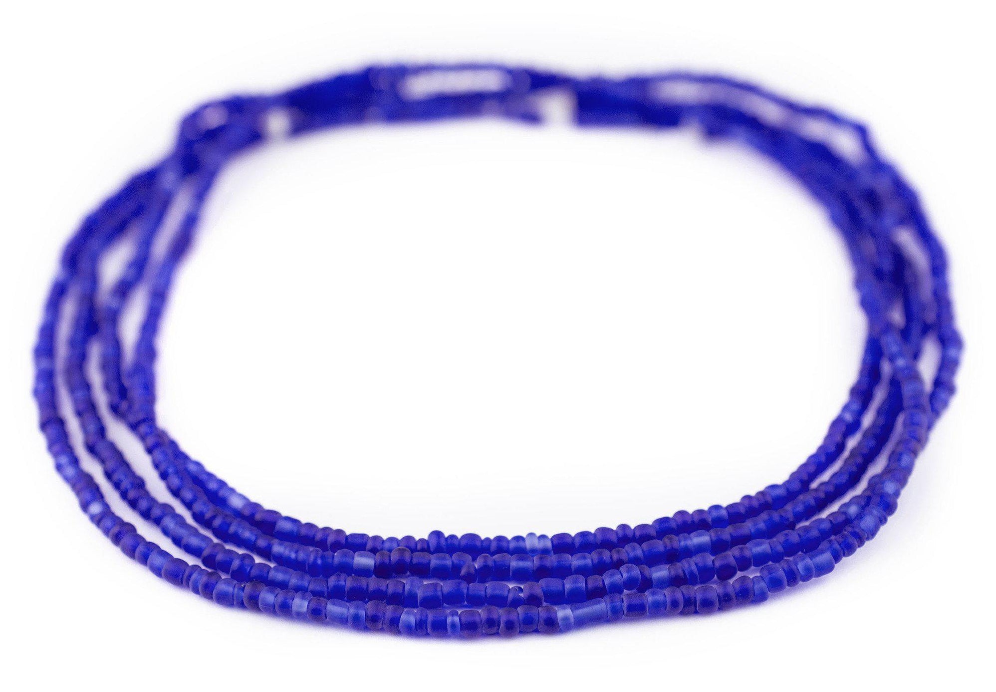 Translucent Cobalt Blue Matte Glass Seed Beads (3mm) — The Bead Chest