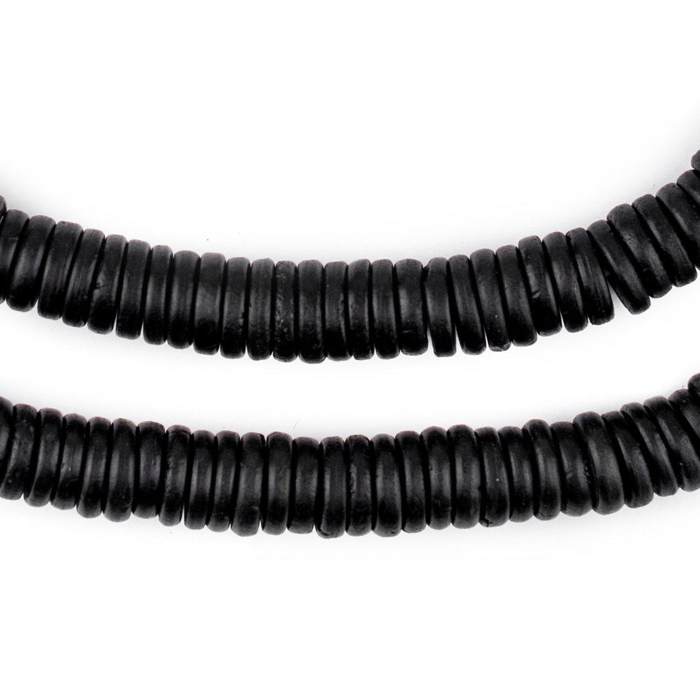 Black Bone Button Beads (8mm) — The Bead Chest