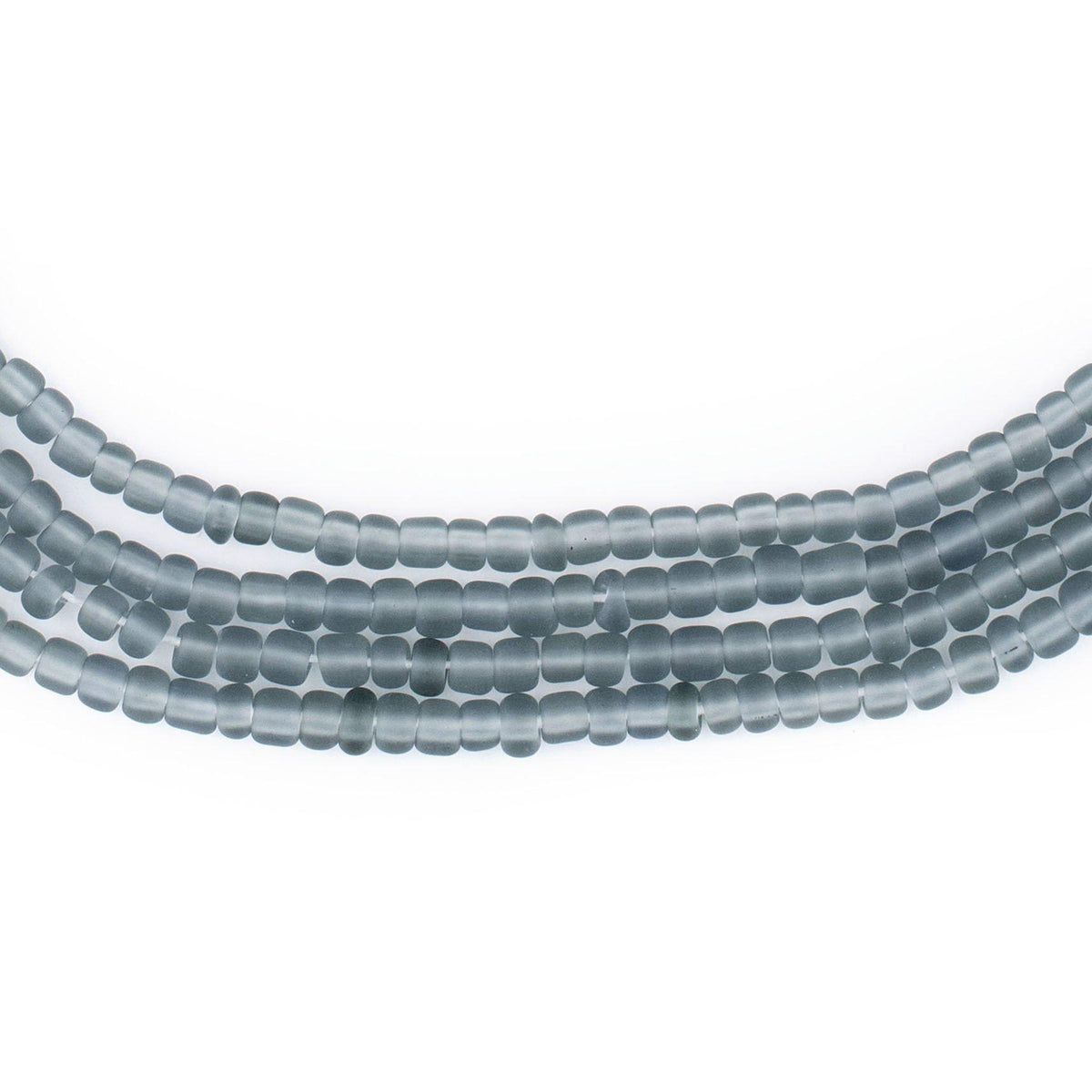 Grey Matte Glass Seed Beads (3mm) — The Bead Chest