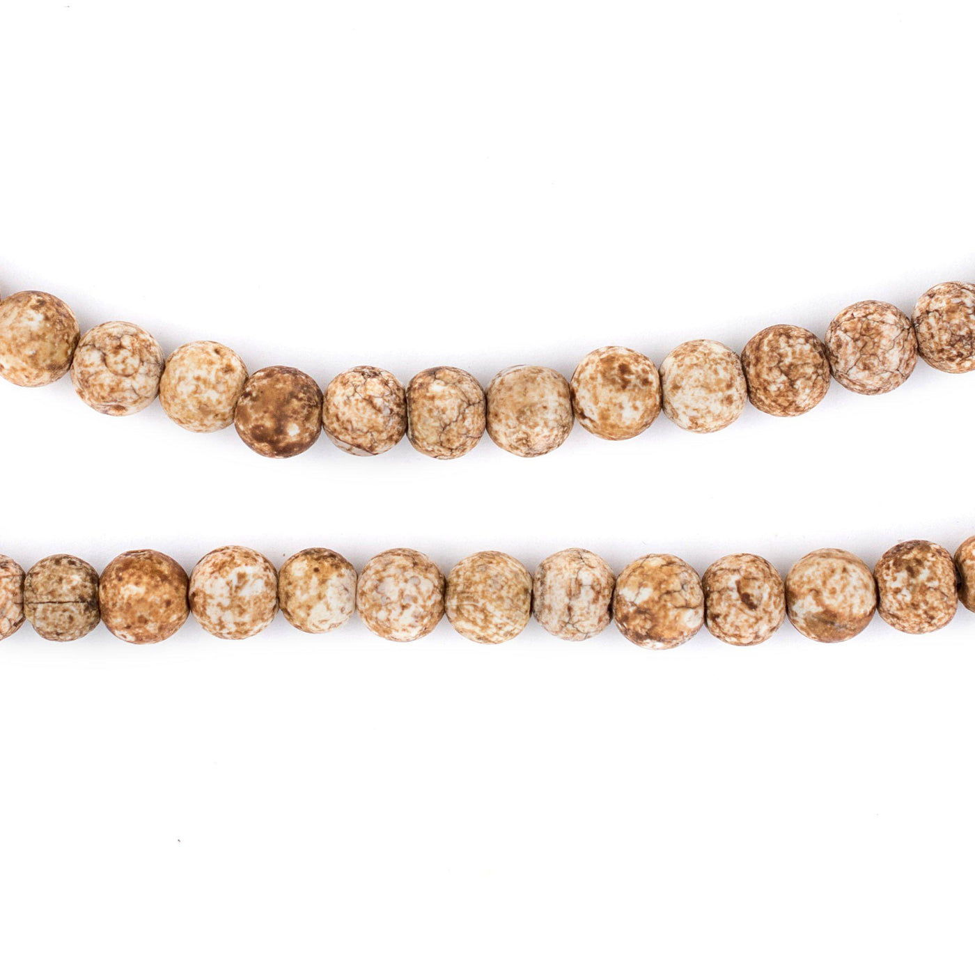 Round Sandstone Agate Beads (6mm) — The Bead Chest