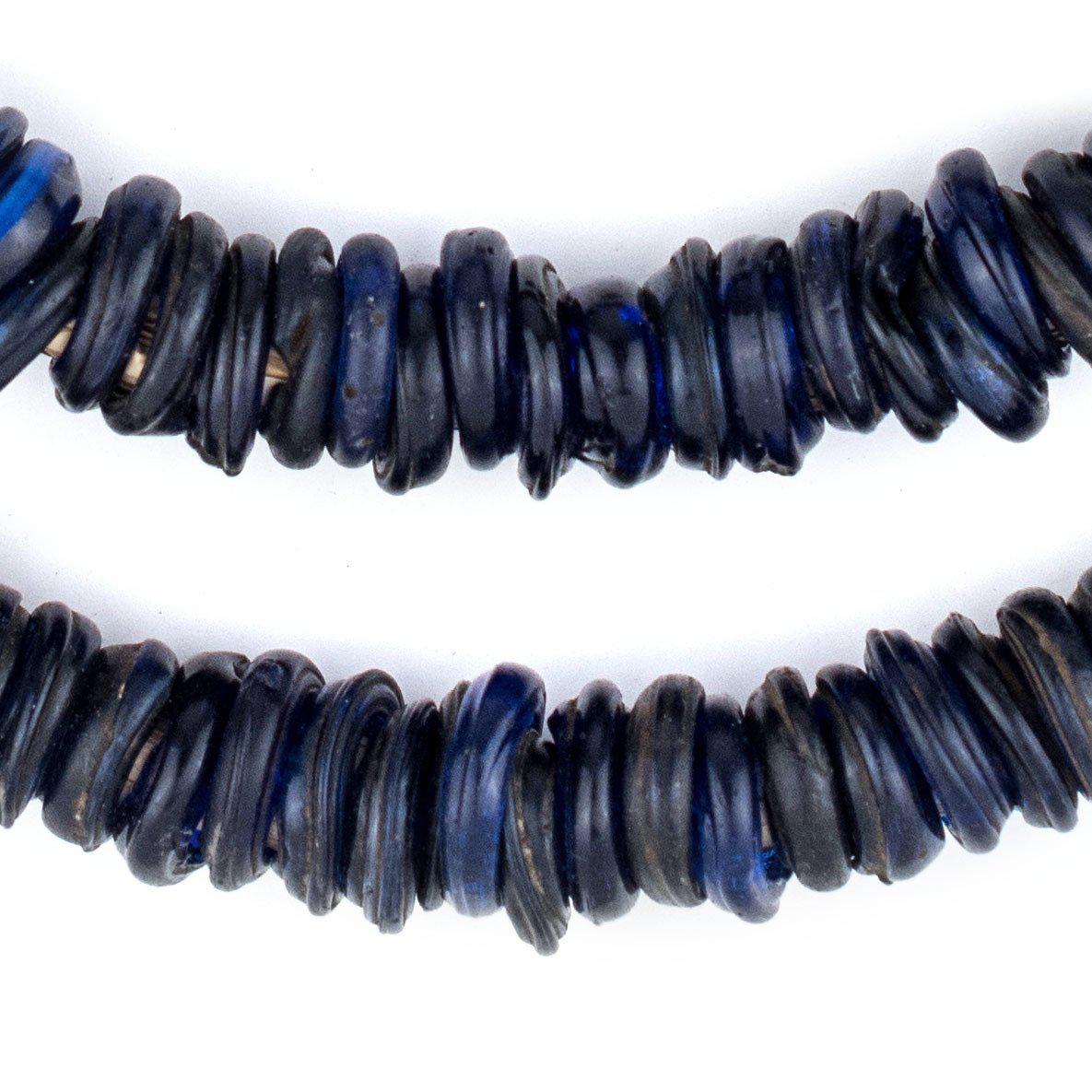 Old Blue Ethiopian Annular Dogon Beads — The Bead Chest