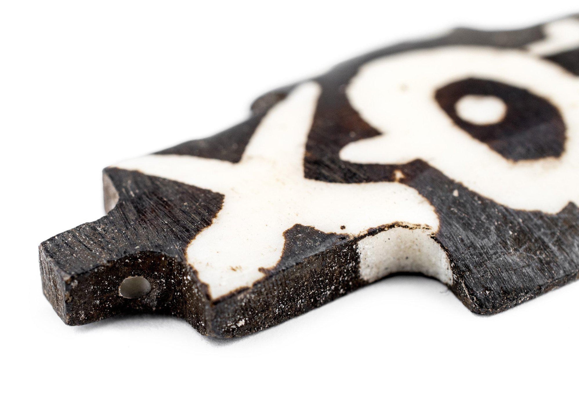 Batik Bone Cross Pendant (Eye) — The Bead Chest