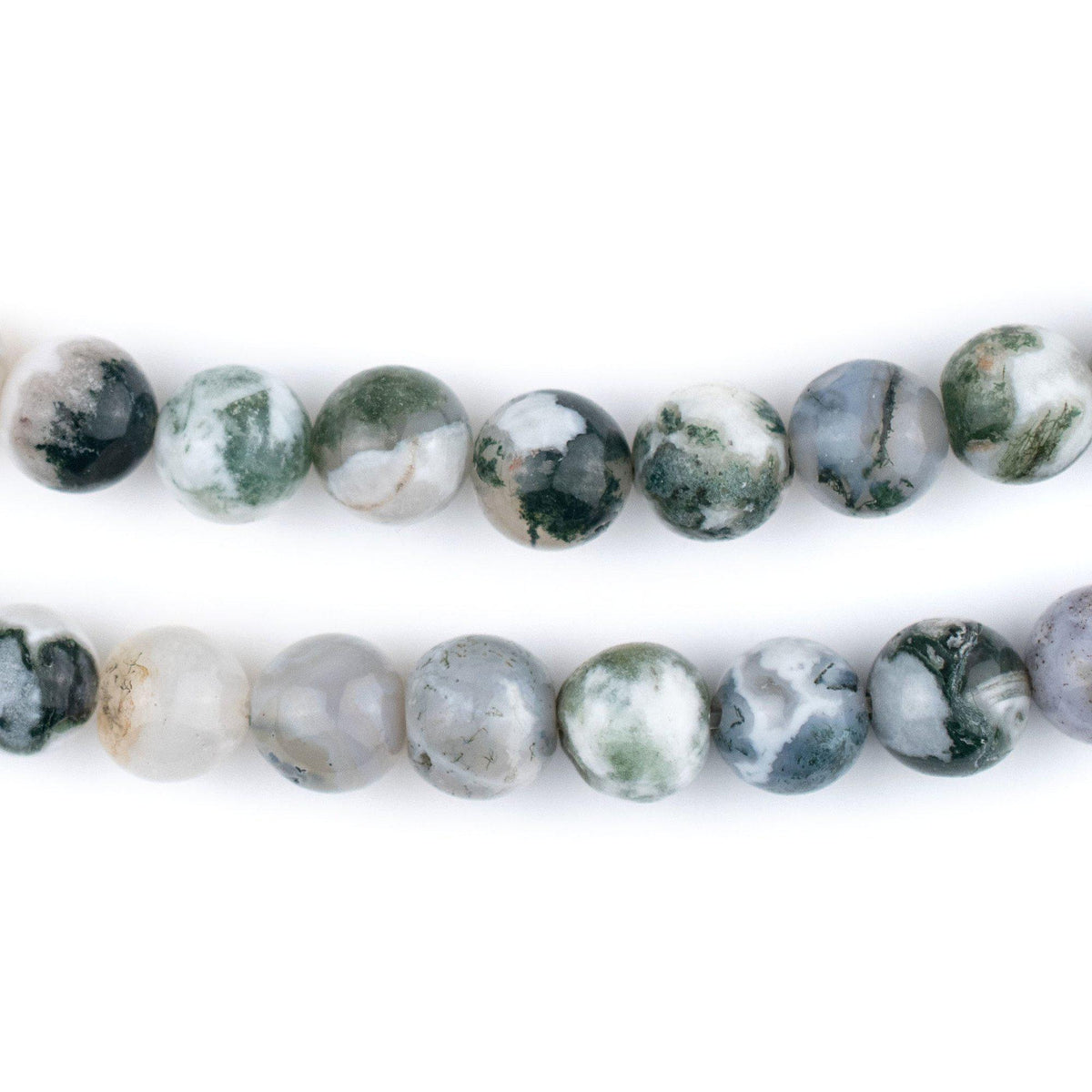 Round Tree Agate Beads (8mm) — The Bead Chest