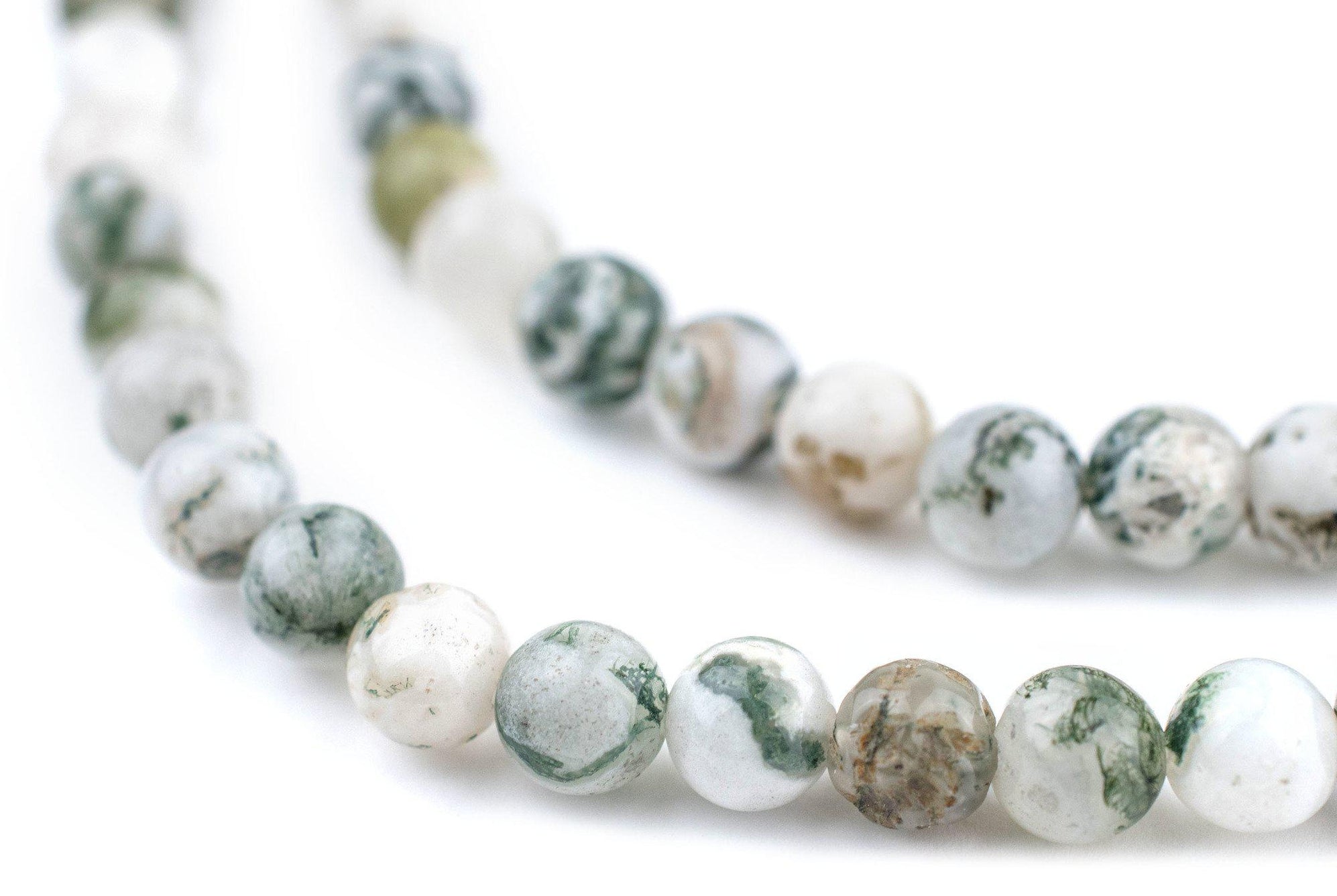 Round Tree Agate Beads (6mm) — The Bead Chest