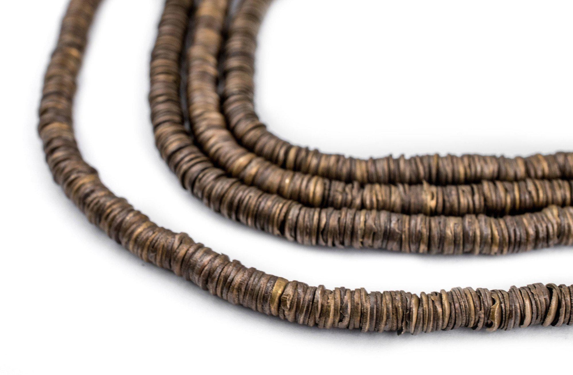 Bronze Interlocking Crisp Beads (4mm) — The Bead Chest