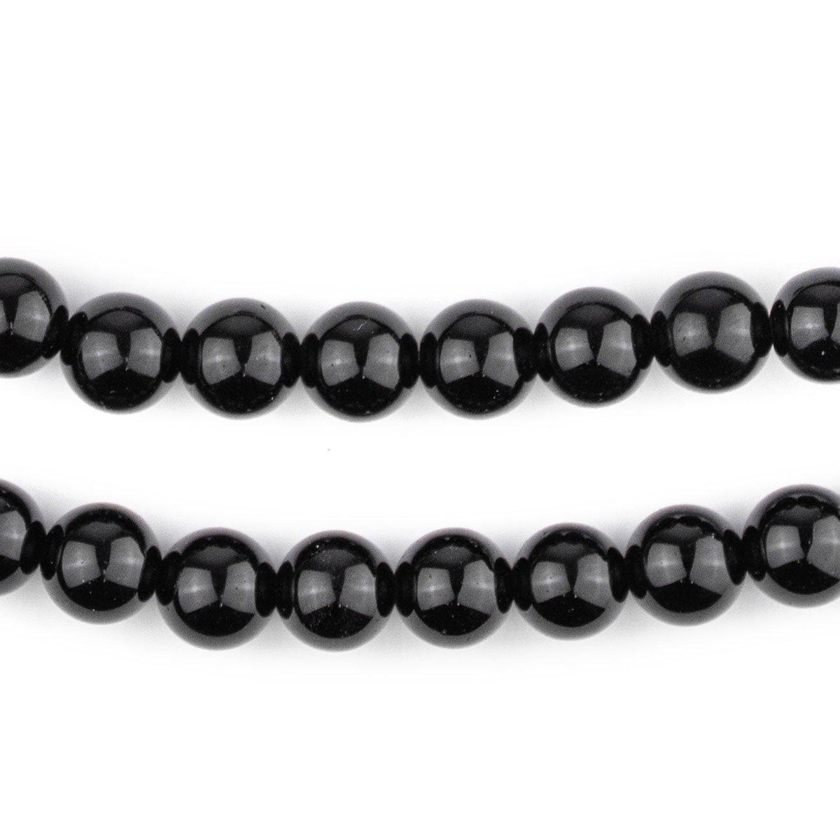 Round Black Obsidian Beads (8mm) — The Bead Chest