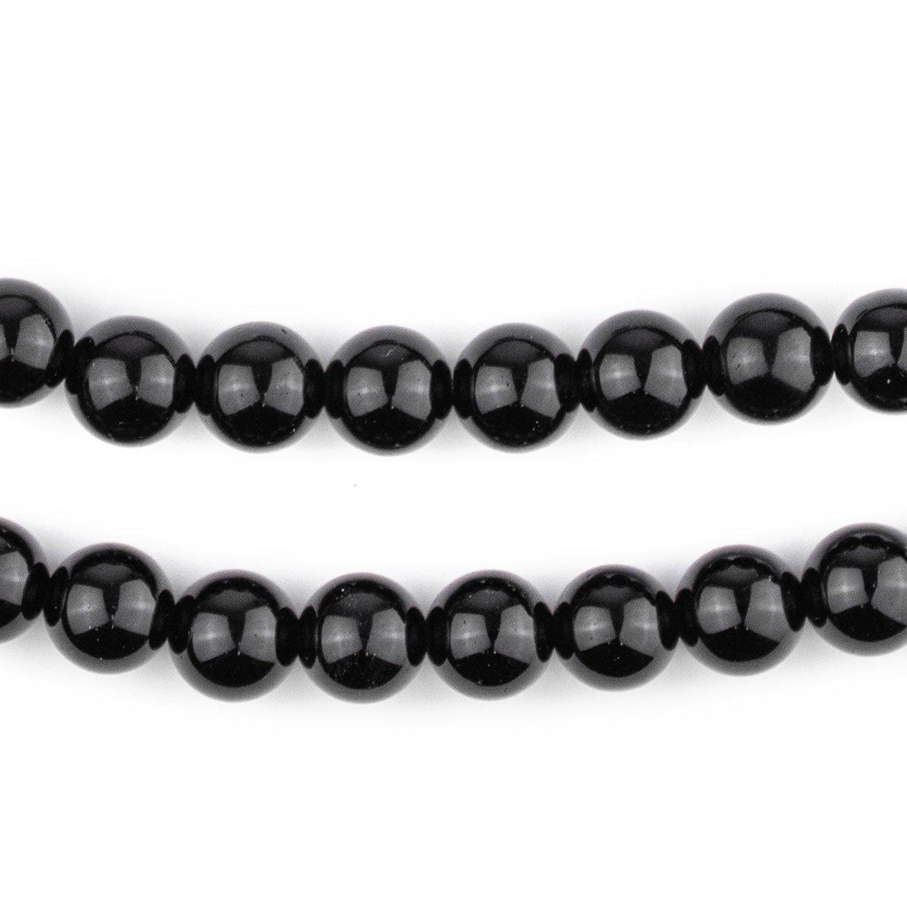 Round Black Obsidian Beads (8mm) — The Bead Chest