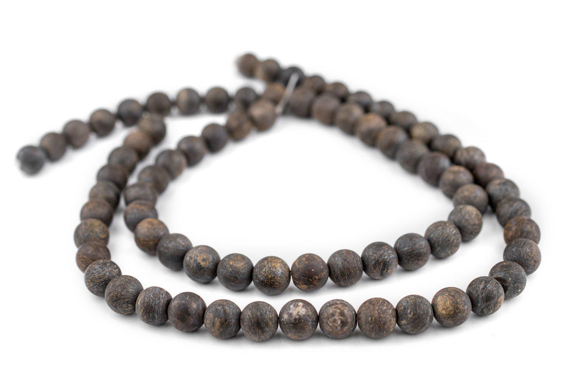 Matte Round Bronzite Beads (10mm) — The Bead Chest