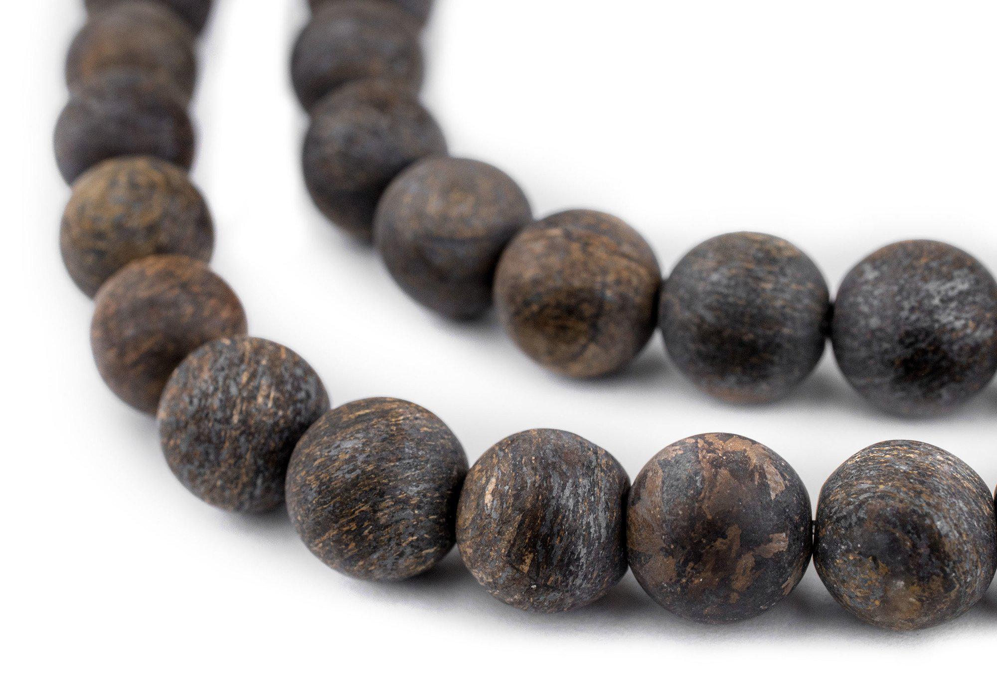 Matte Round Bronzite Beads (10mm) — The Bead Chest