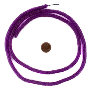 Translucent Purple Vinyl Phono Record Beads (6mm) — The Bead Chest