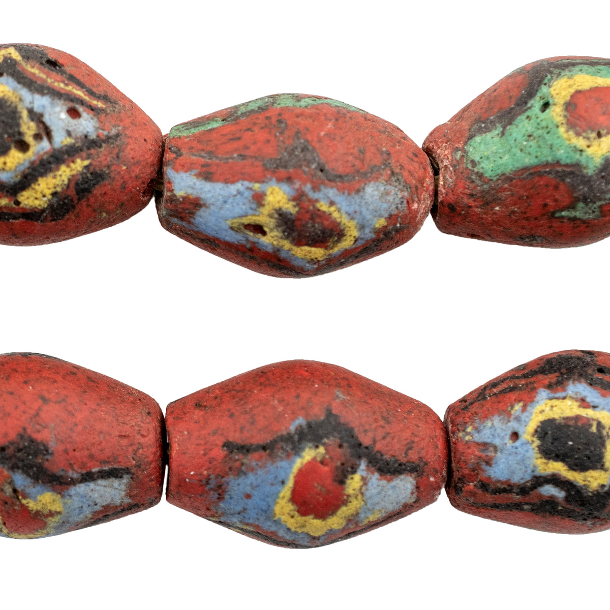 Jumbo Traditional Bicone Powder Glass Beads — The Bead Chest