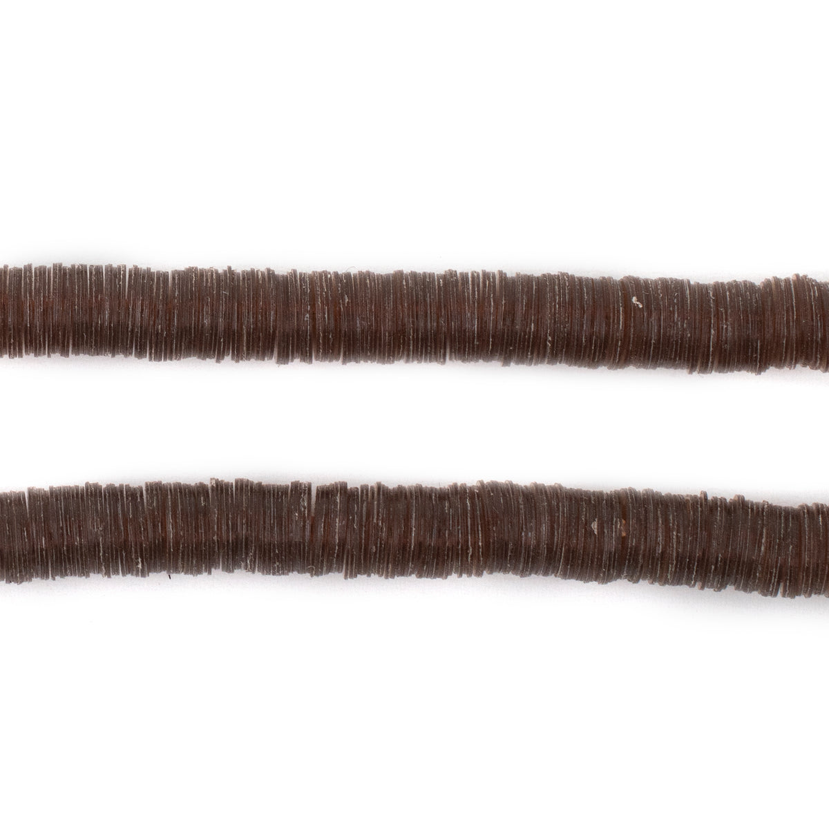 Translucent Brown Vinyl Phono Record Beads (6mm) — The Bead Chest