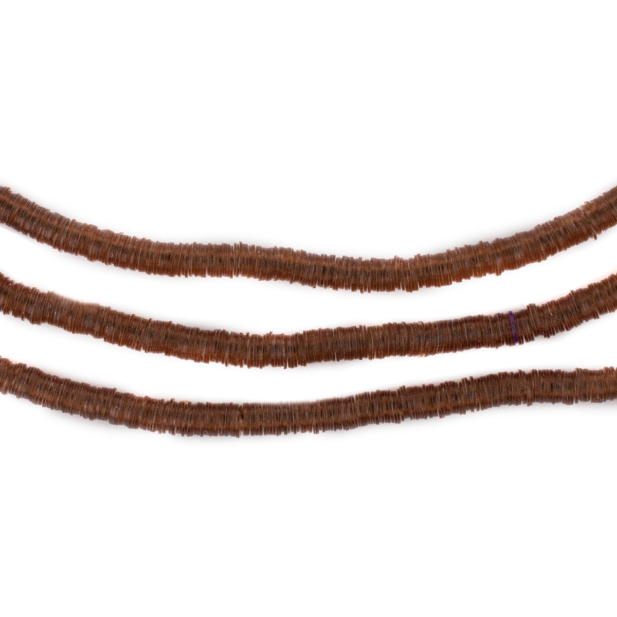 Translucent Brown Vinyl Phono Record Beads (3mm) — The Bead Chest