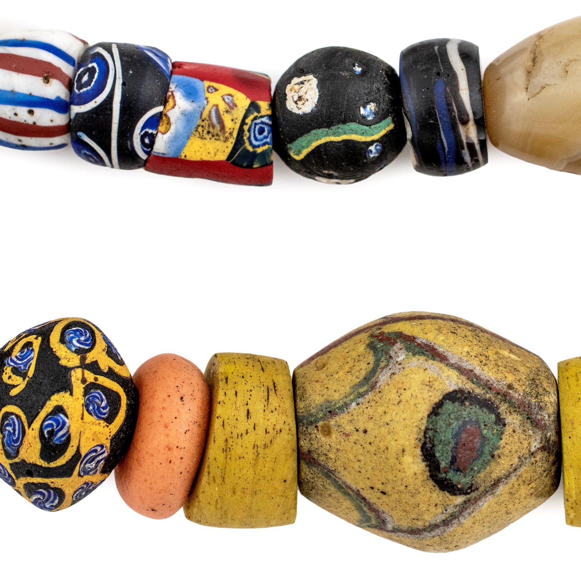 Jumbo Mixed Antique Venetian Trade Beads #15973 — The Bead Chest