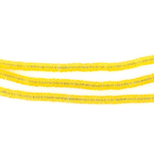 Translucent Yellow Vinyl Phono Record Beads (3mm) — The Bead Chest