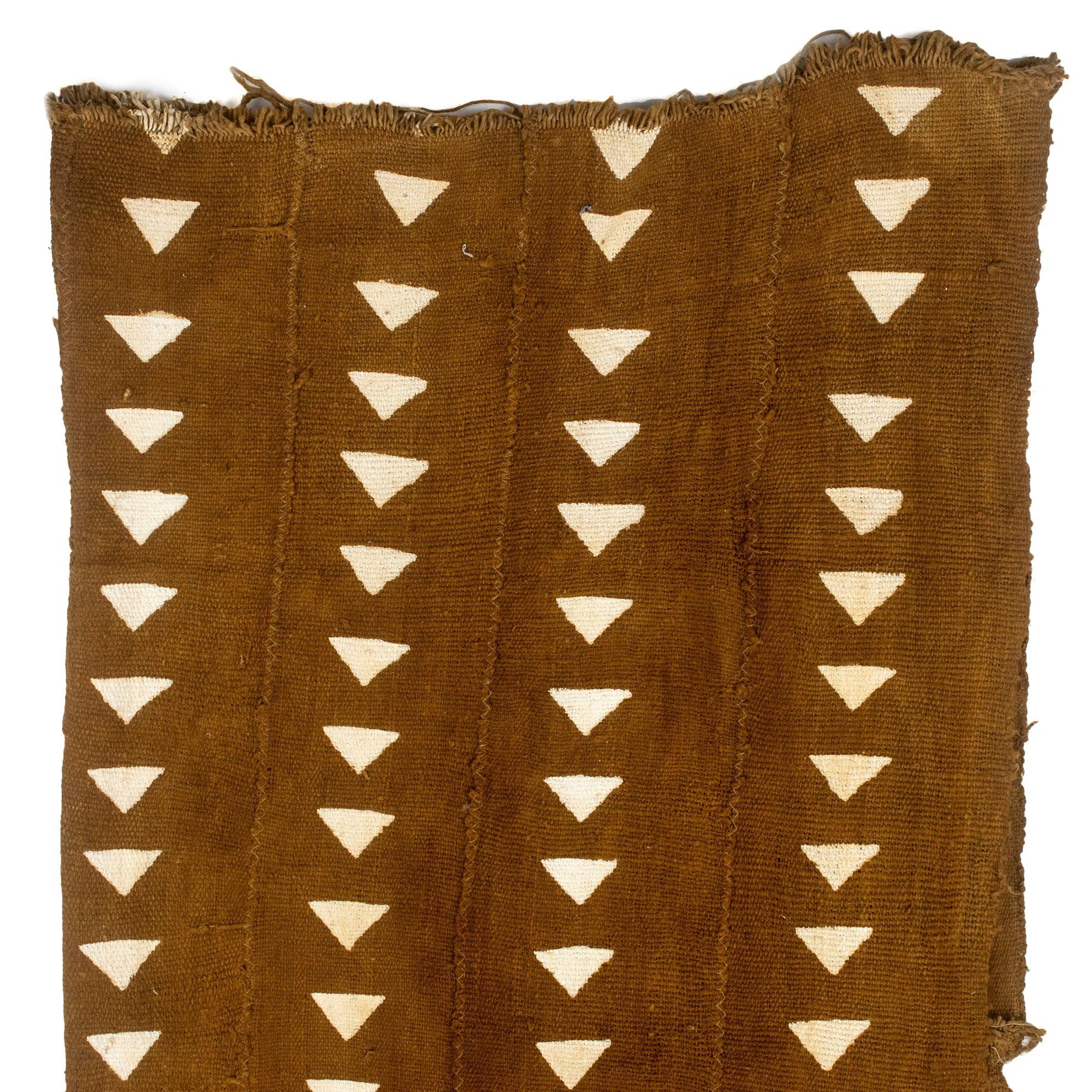Caramel Brown Bogolan Mali Mud Cloth (Arrow Design) — The Bead Chest