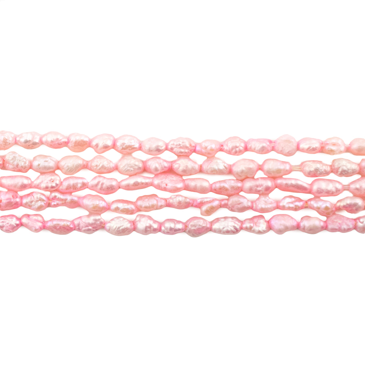 Baby Pink Vintage Japanese Rice Pearl Beads (3mm) — The Bead Chest