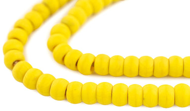 Yellow Padre Beads (9mm) — The Bead Chest