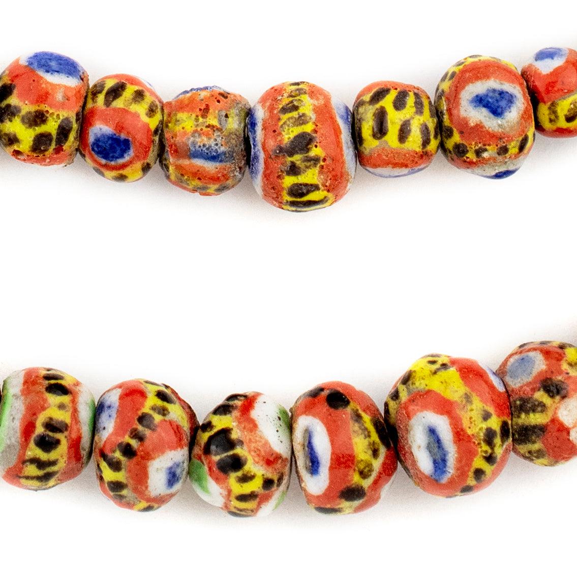 Round Mauritanian Kiffa Beads (10-14mm) #13453 — The Bead Chest