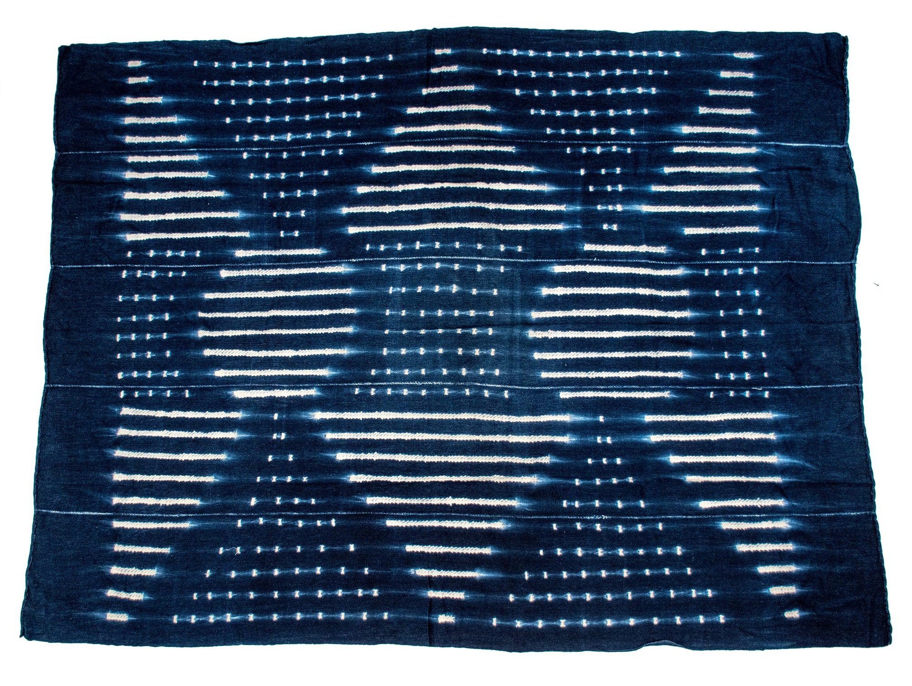 Dark Blue West African Indigo Cloth — The Bead Chest