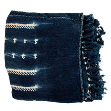 Dark Blue West African Indigo Cloth — The Bead Chest