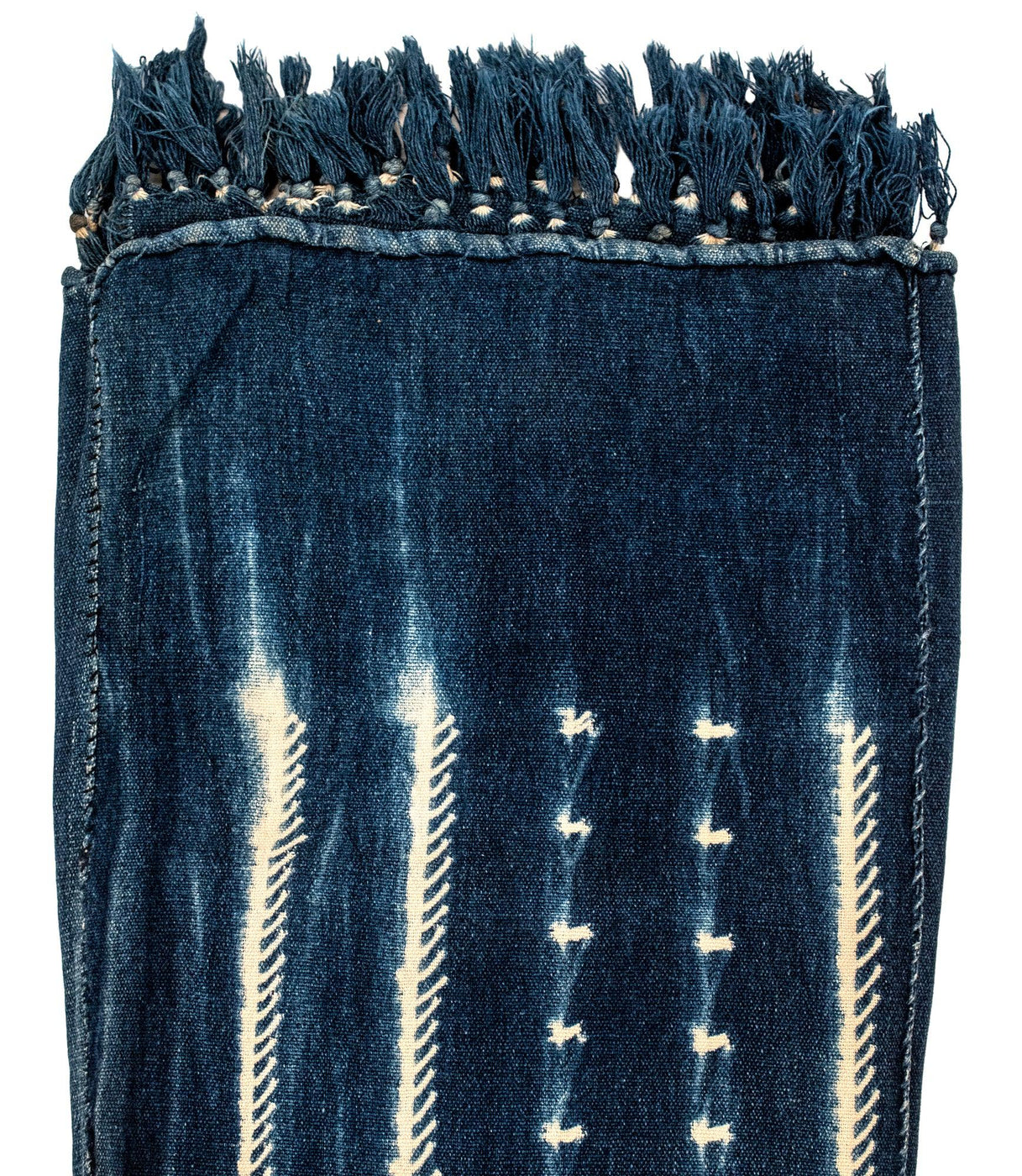 Dark Blue West African Indigo Cloth — The Bead Chest