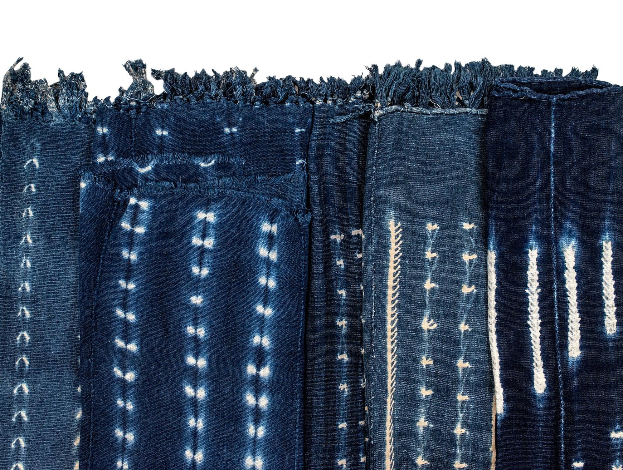 Dark Blue West African Indigo Cloth — The Bead Chest