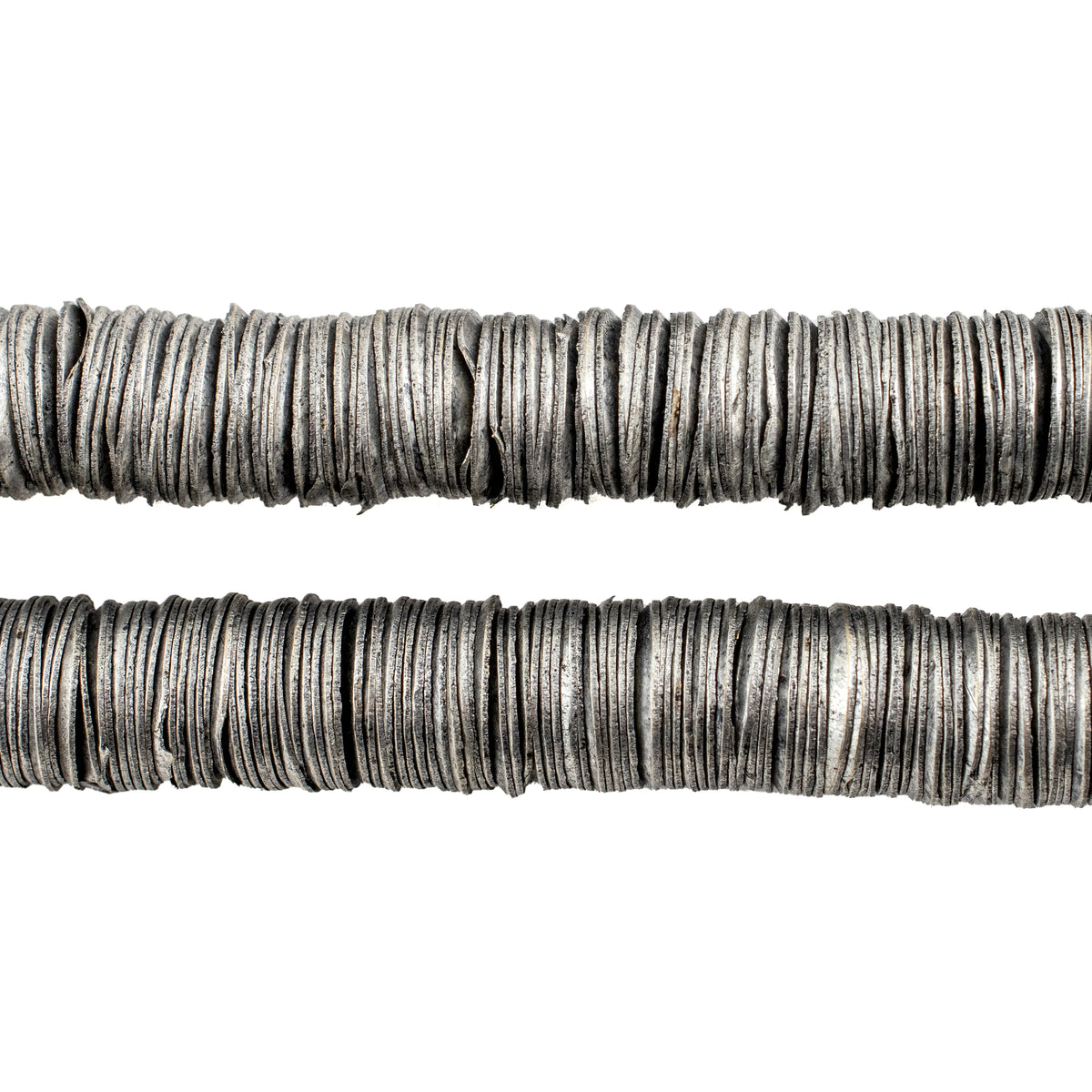 Antique Silver Interlocking Crisp Beads (10mm) — The Bead Chest