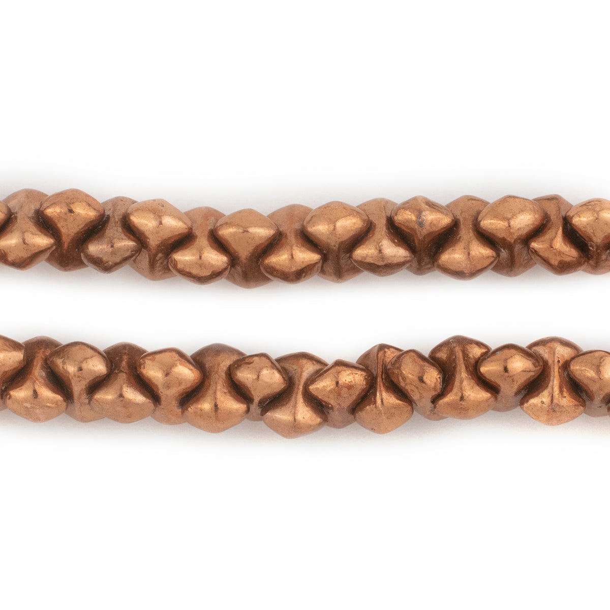 Copper Interlocking Anvil Beads (8mm) — The Bead Chest