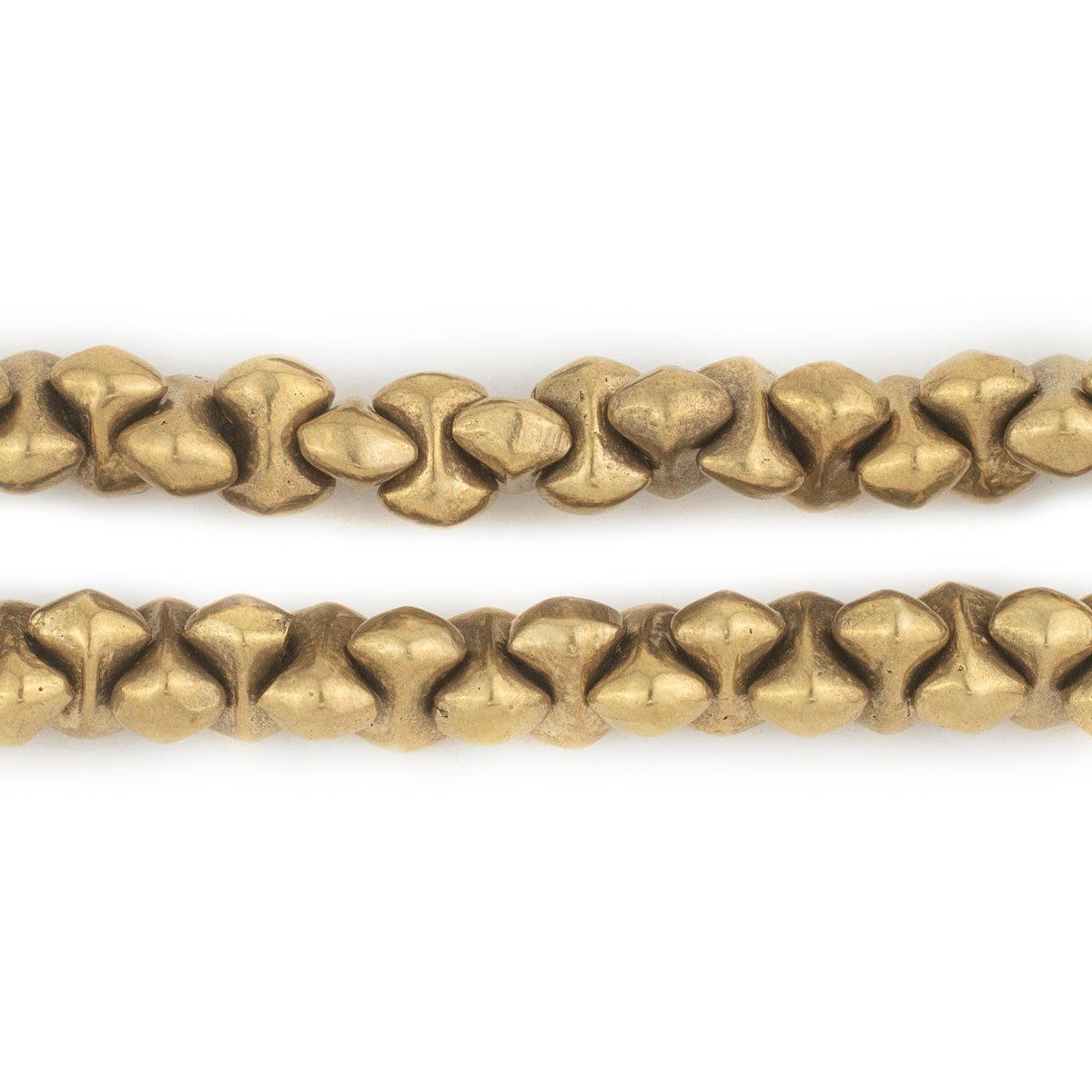 Brass Interlocking Anvil Beads (8mm) — The Bead Chest