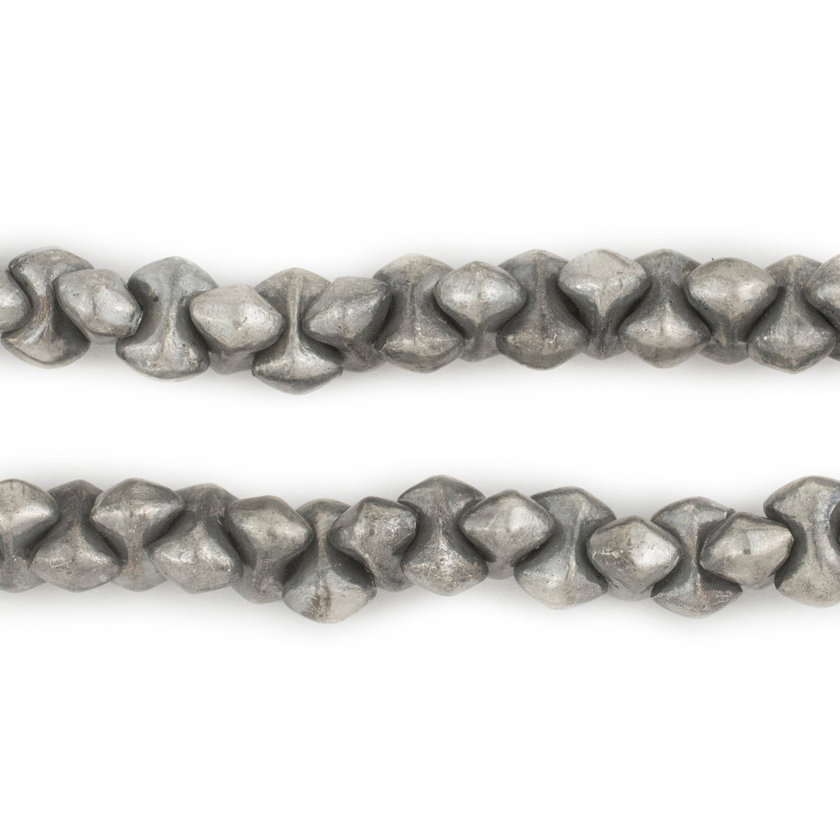 Silver Interlocking Anvil Beads (8mm) — The Bead Chest