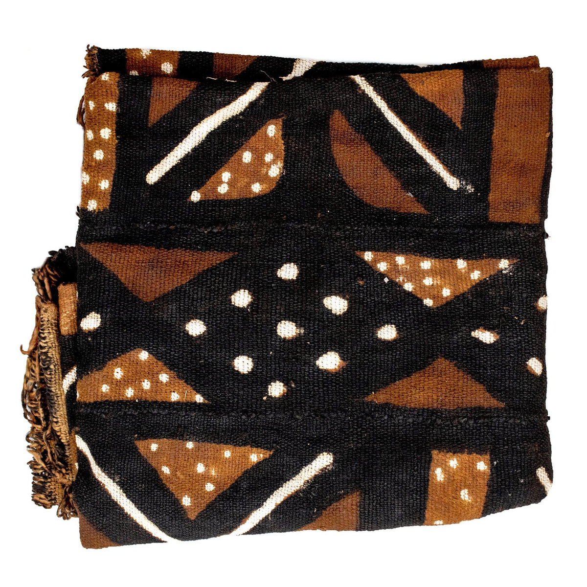 Earthy Bogolan Mali Mud Cloth (Sere Design) — The Bead Chest