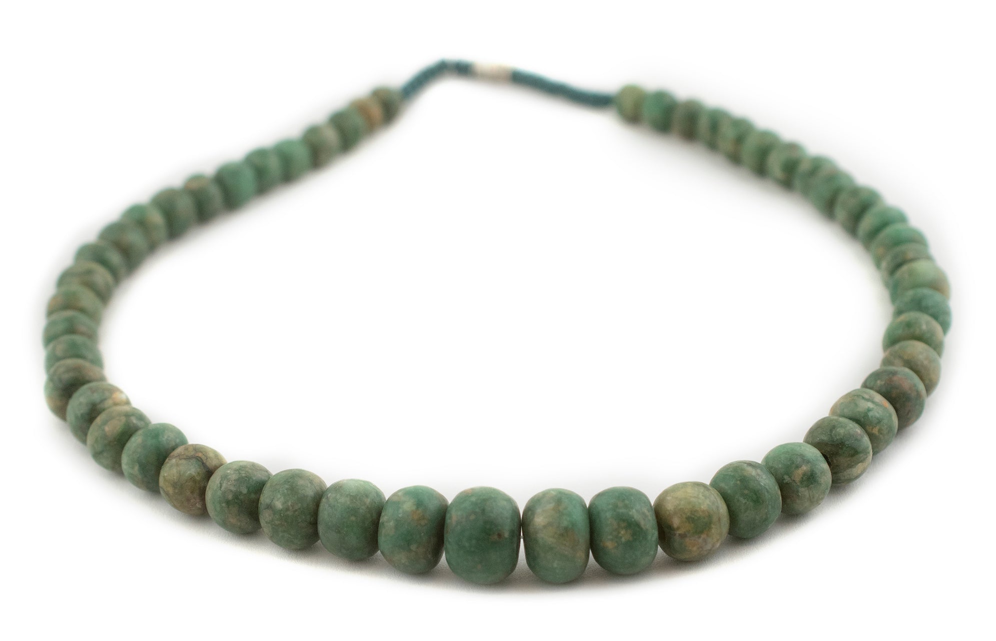Natural Mayan Jade Bead Necklace — The Bead Chest