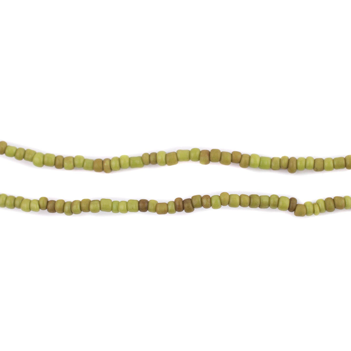 Vintage-Style Green Java Glass Seed Beads (2.5mm, 48" Strand) — The ...