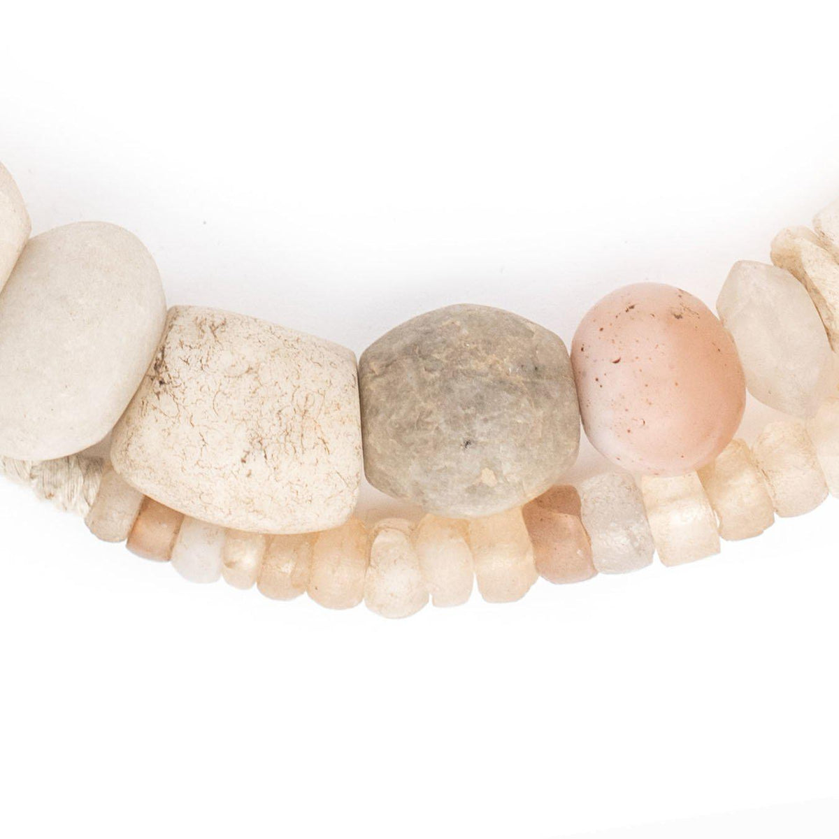 Ancient Quartz & Rock Crystal Stone Disk Beads — The Bead Chest