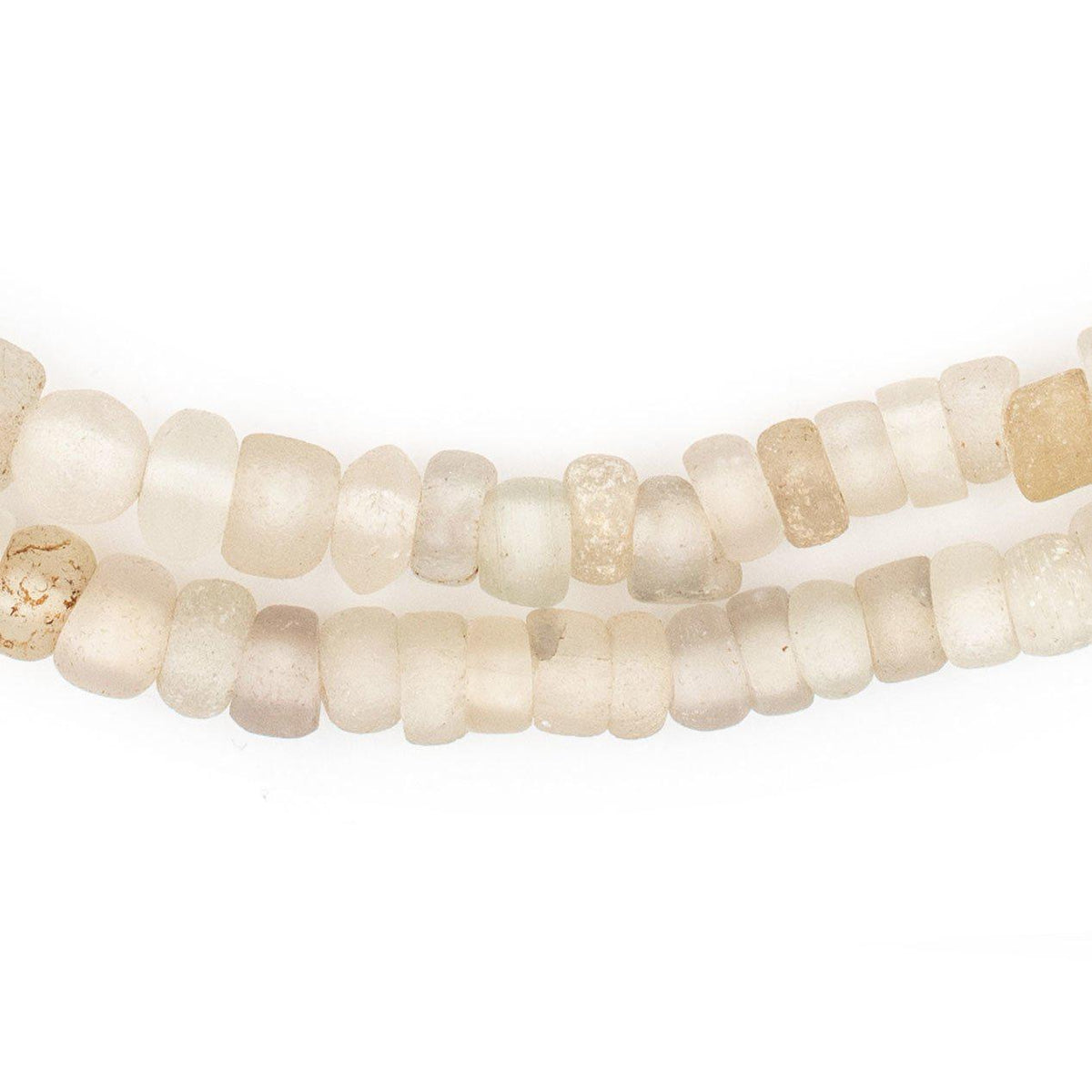 Clear Old Annular Wound Dogon Beads (7mm) — The Bead Chest