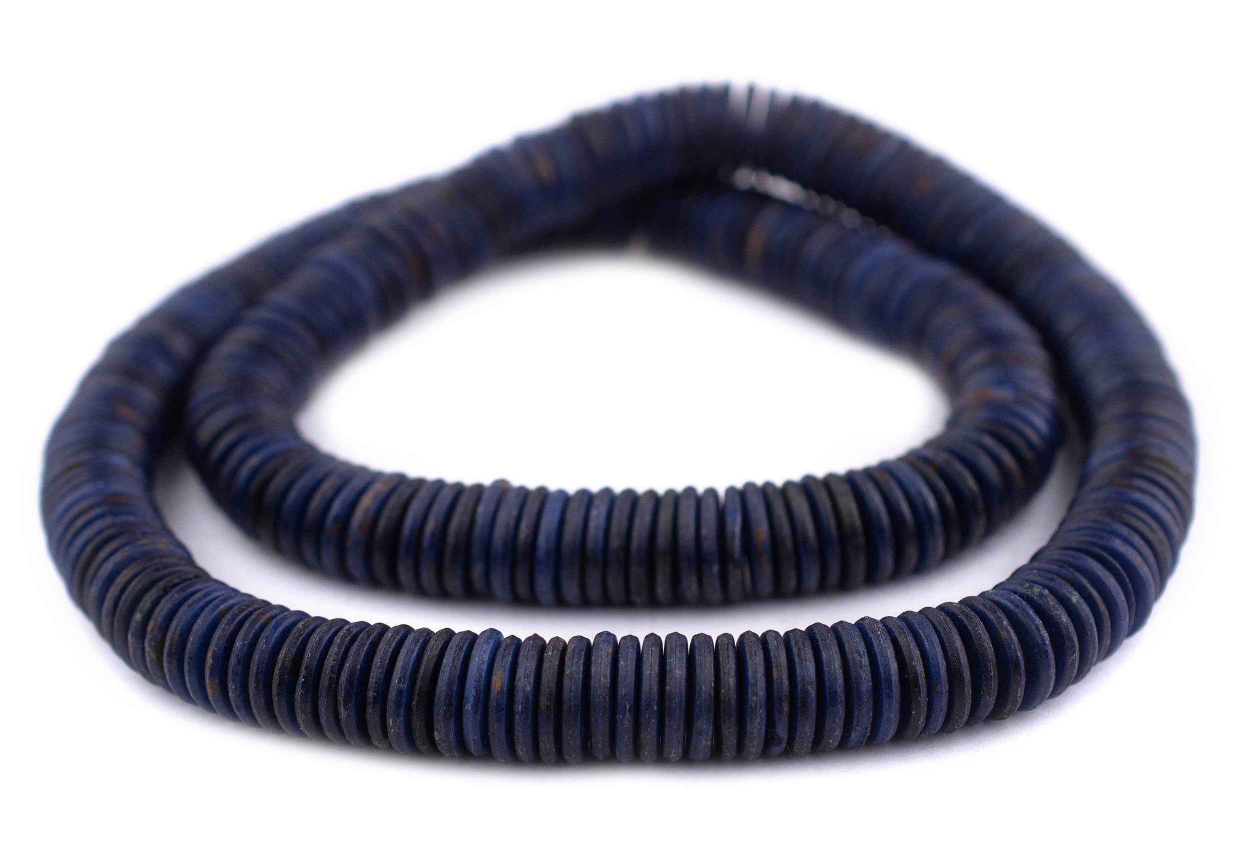 Lapis Blue Bone Button Beads (12mm) — The Bead Chest