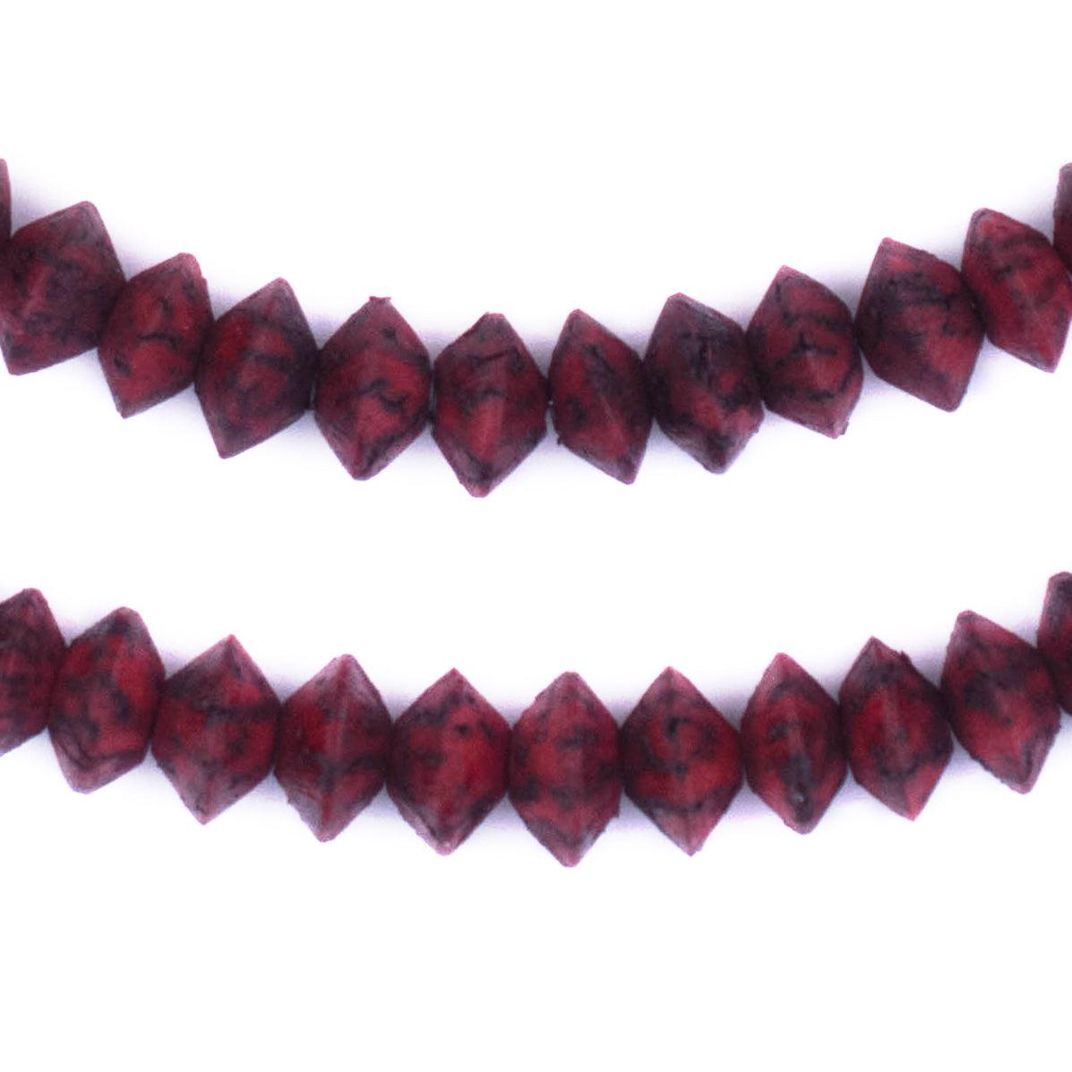 Brick Red Natural Saucer Seed Beads (10mm) — The Bead Chest