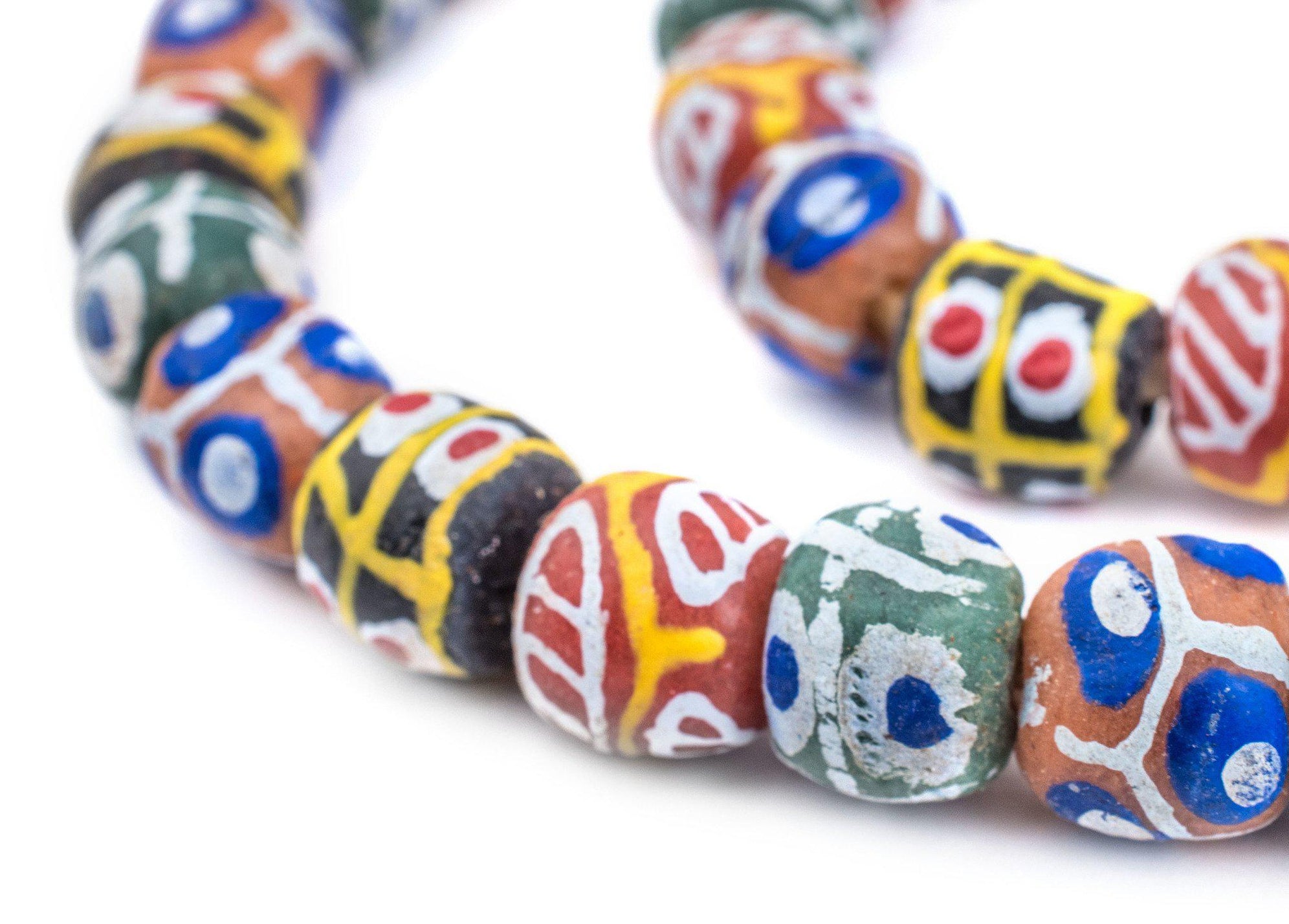 Venetian-style Round Krobo Medley — The Bead Chest