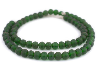 Green Ancient Style Java Glass Beads (11mm) — The Bead Chest