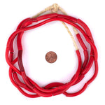 Vintage Red Czech Macaroni Beads — The Bead Chest