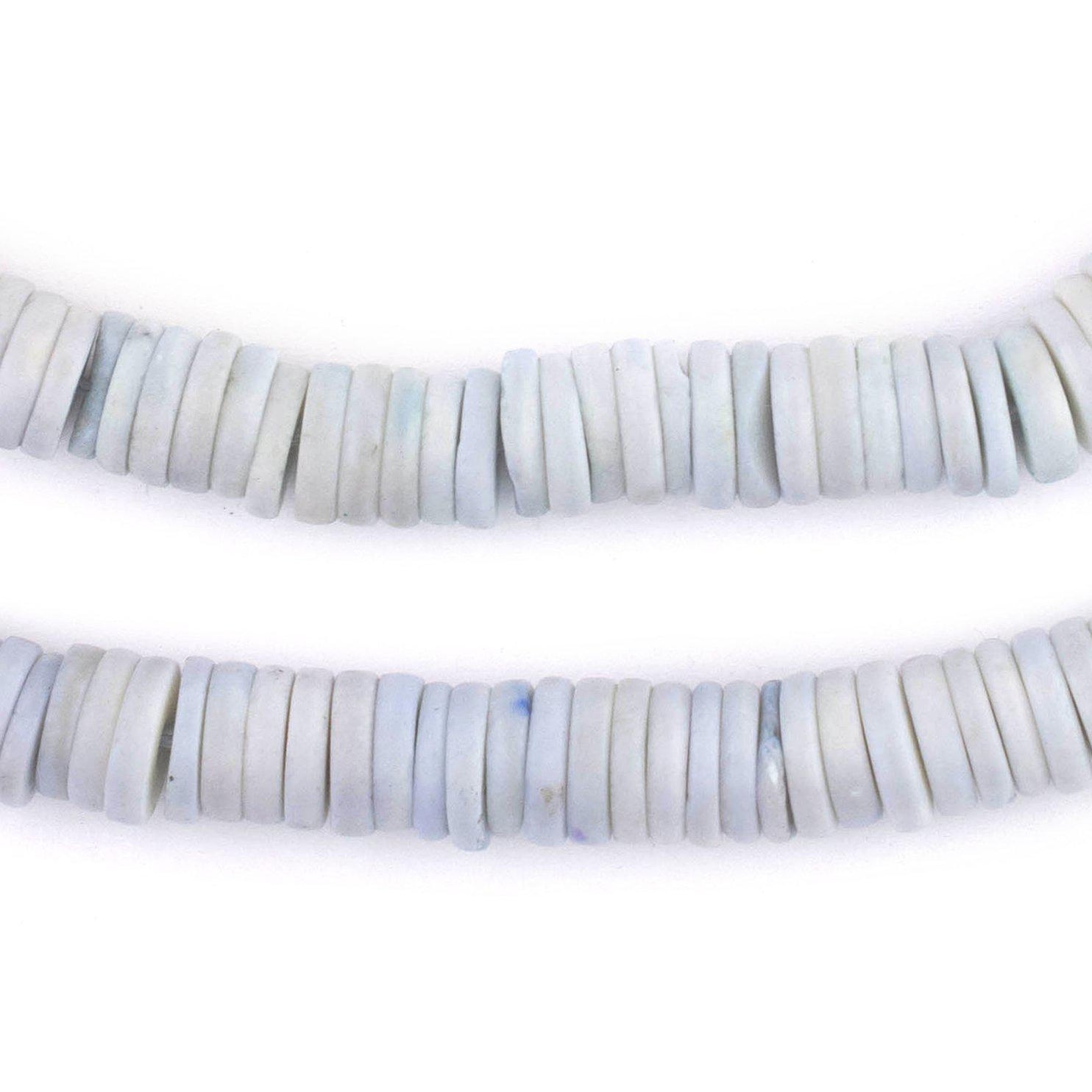 Pastel Blue Bone Button Beads (8mm) — The Bead Chest