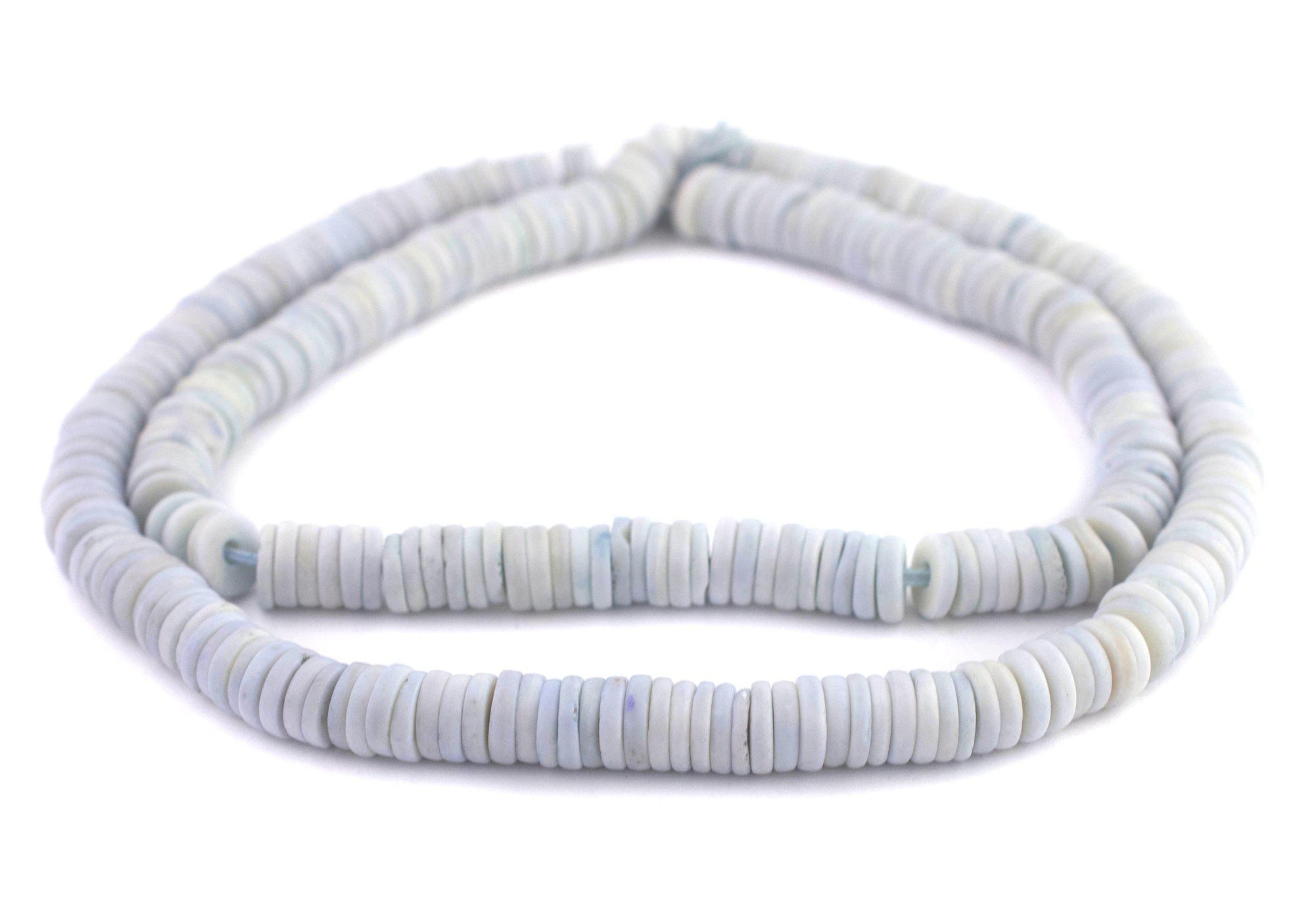 Pastel Blue Bone Button Beads (8mm) — The Bead Chest