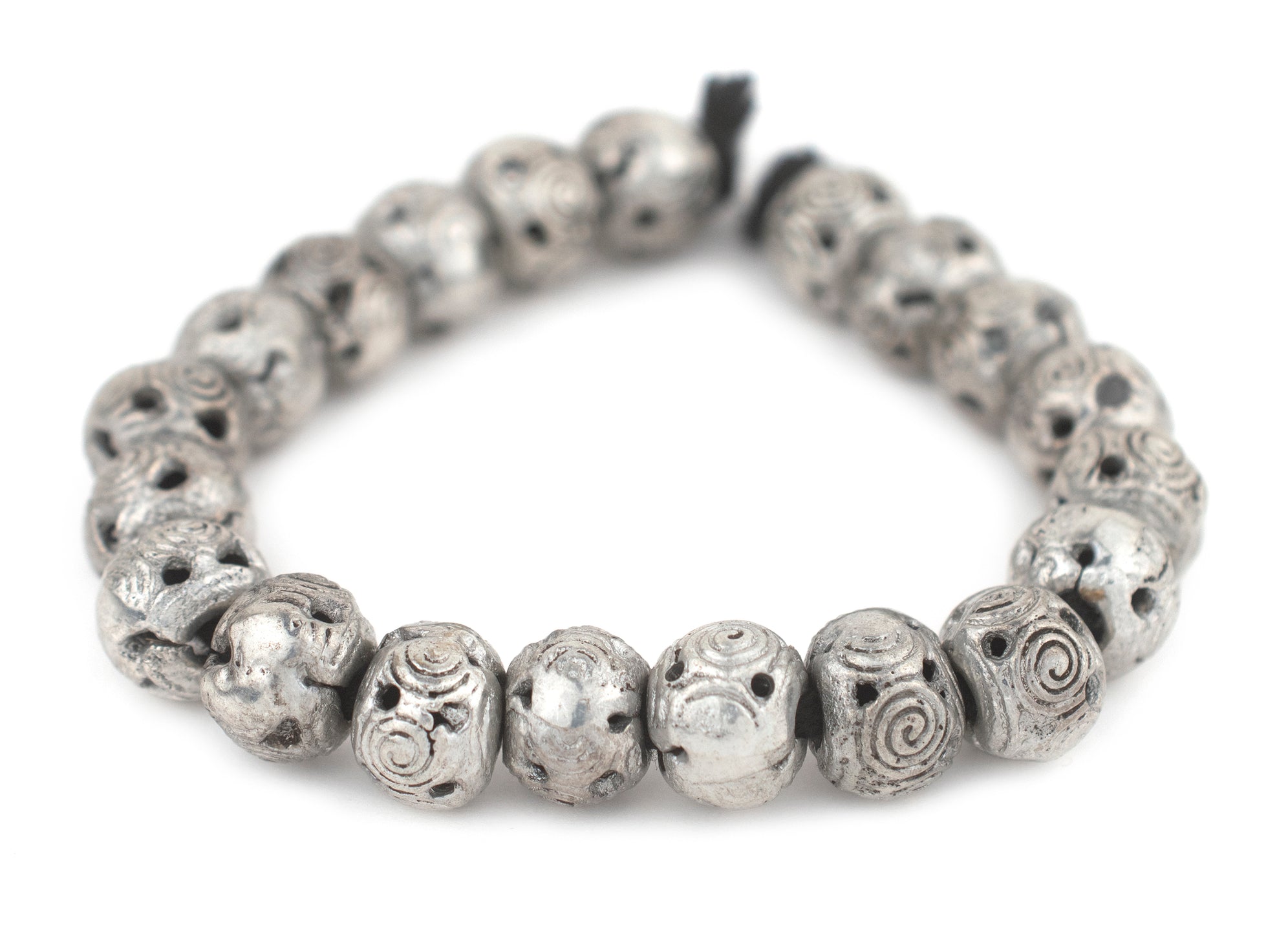 Silver Round Filigree Beads (12mm) — The Bead Chest